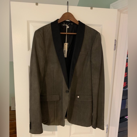Diesel | Suits & Blazers | Diesel Blazer In Herringbone Pattern Size Ml ...